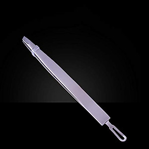 Healifty Slant Tweezers Stainless Steel Eyebrow Tweezers Multi-Functional Slant Tip Tweezer for Women Men 1pcs(Silver)