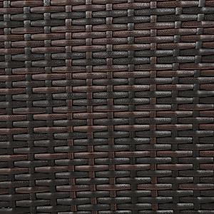 Christopher Knight Home Cypress Outdoor Wicker Dining Chairs with Water Resistant Cushions, 2-Pcs Set, Multibrown / Light Brown