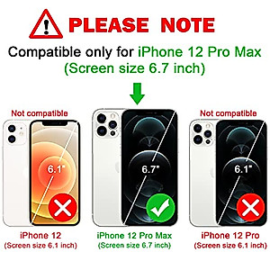 OWLSTAR Cute Glitter Phone Case for iPhone 12 Pro Max 6.7 inch, Sparkly Bling Silicone Slim Bumper Shockproof Protective Cover for Women Girls (Hot Pink)