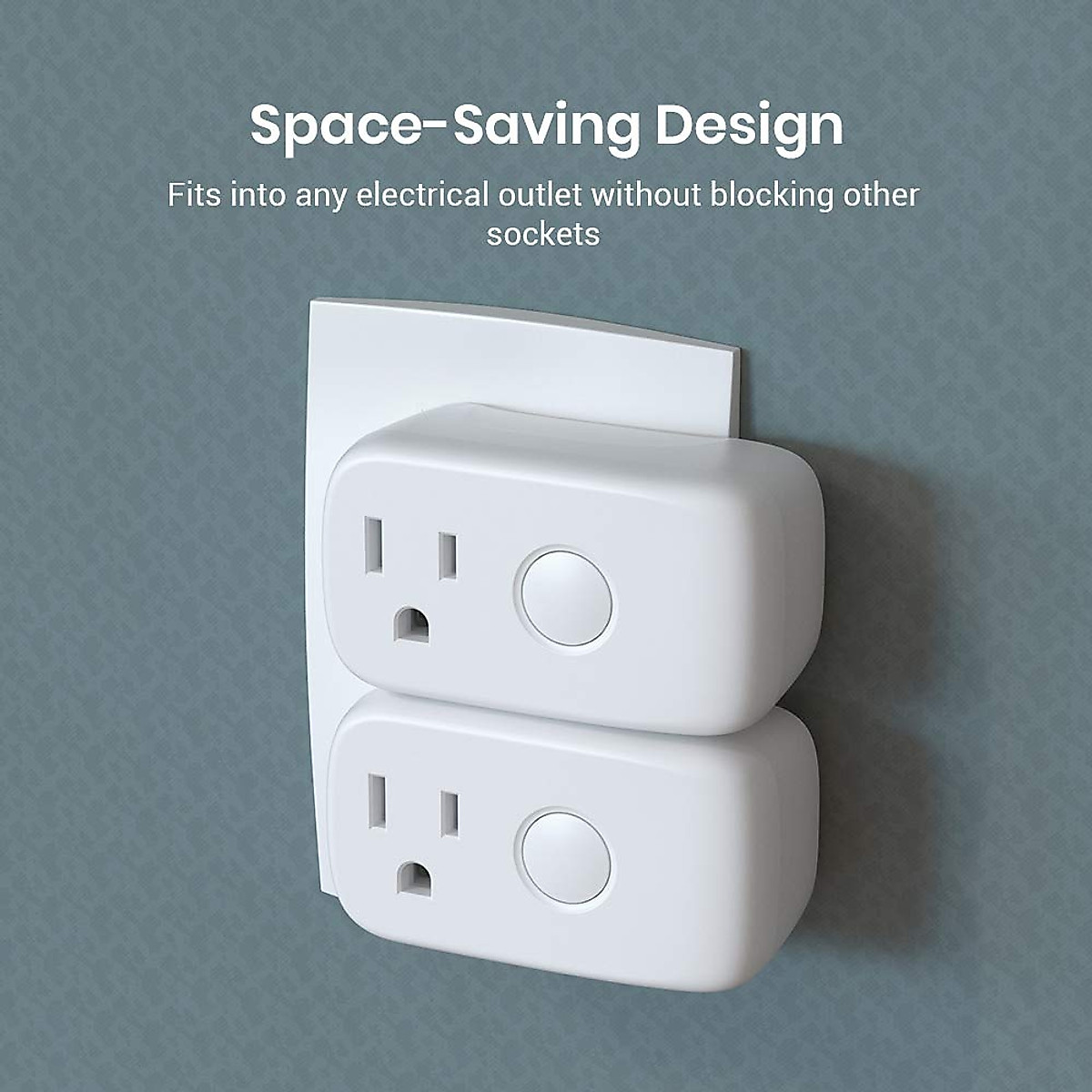 BroadLink Smart Plug, Mini Wi-Fi Timer Outlet Socket Works with Alexa/Google Home/IFTTT, No Hub Required, Remote Control Anywhere (3-Pack)