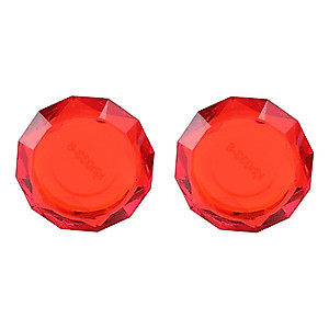 Thumb Grips Cover Professional Silicone Controller Thumb Stick Grip Joystick Button Cap Cover Universal Rocker Cap for PS3/PS4(red)