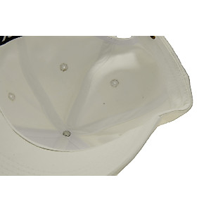 MUNULA Oversize Baseball Cap XXL Big Head Hats for Men Large Embroidery Hats Dad Hat Adjustable 23.6"-26.8" (White)