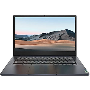 Lenovo 14" Chromebook Laptop (Latest Model), MediaTek 8-Core Processor, 4GB LPDDR4X RAM, 64GB eMMC, Wi-Fi, Webcam, USB-C, Long Battery Life, NLY MP, Abyss Blue, Chrome OS