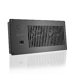 AC Infinity AIRPLATE P7, Quiet Cooling Cabinet Fan System with Power Outlets and USB Ports, Intelligent Thermal Triggering, for Home Theaters, Entertainment Centers, and AV Cabinets