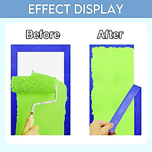 EDSRDRUS Thin Painters Tape 1/8, 1/4, 1/2 inch Width Painter Tape Paint Tape Masking Tape Pinstriping Tape, DIY Art TapeSmart Selection, 3" Large Core…