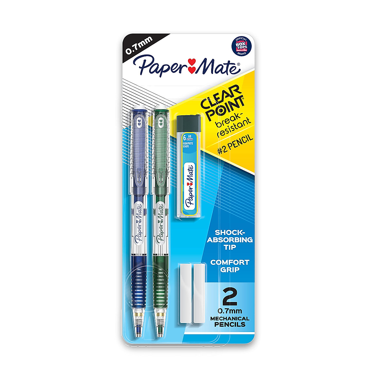 Paper Mate Clearpoint Break-Resistant Mechanical Pencils, 0.7mm, HB 2 Lead