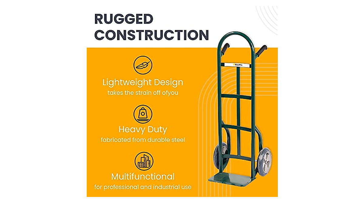 HaulPro Heavy Duty Hand Truck - 800lb Capacity Dolly