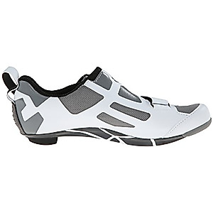 PEARL IZUMI Women's W Tri Fly V Carbon W/b Tri Cycling Shoe, White/Black, 40 EU/8.4 B US