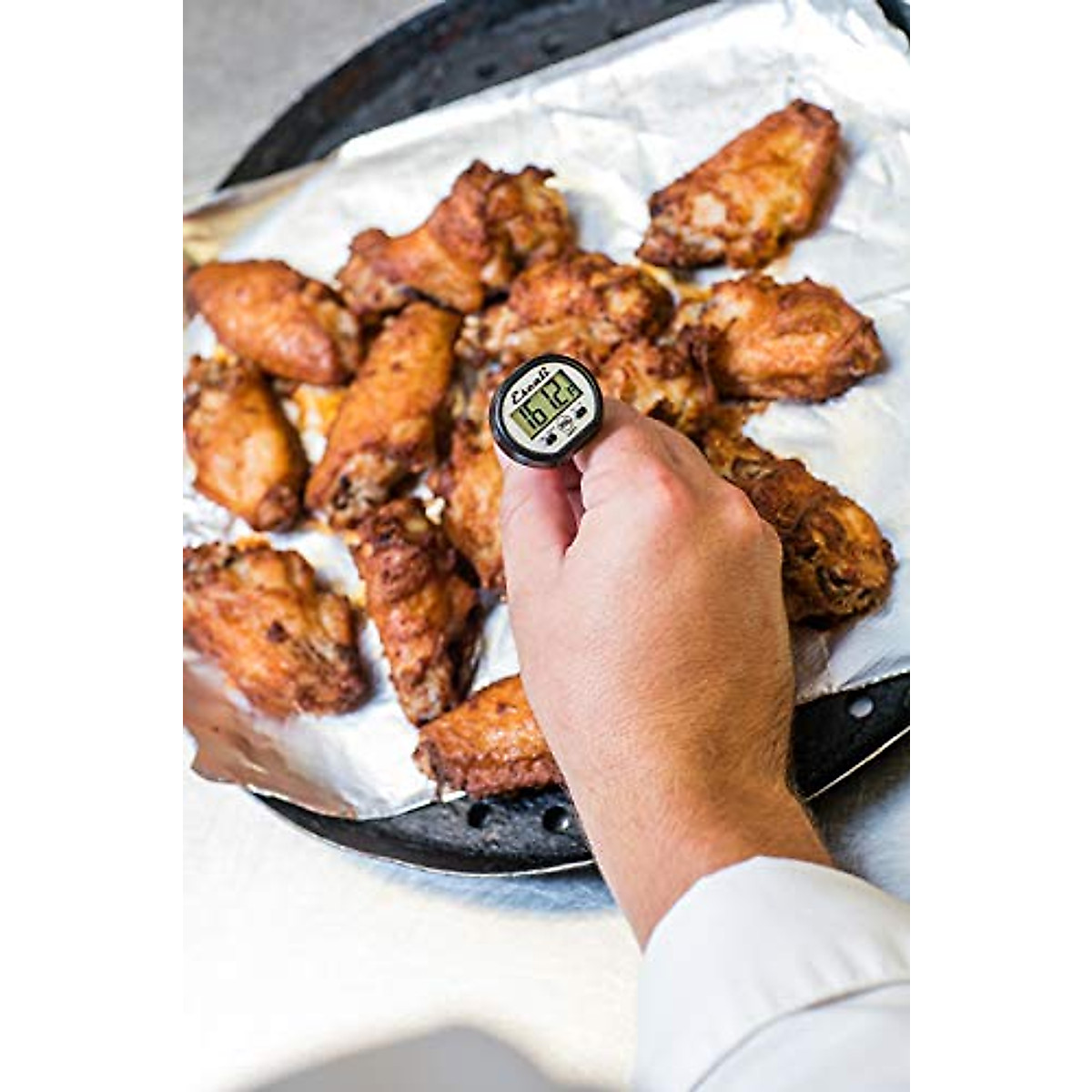 San Jamar THDGPCKT Digital Pocket Thermometer for Cooking- NSF Listed 1.2 millimeters