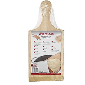 Westmark 61162240 Spätzle Board + Scraper, 12.6" x 5.5", Stainless Steel