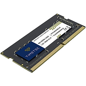 Timetec 8GB DDR4 2400MHz (DDR4-2400) PC4-19200 (PC4-2400T) Non-ECC Unbuffered 1.2V CL17 1Rx8 Single Rank 260 Pin SODIMM Laptop Notebook PC Computer Memory RAM Module Upgrade (8GB)
