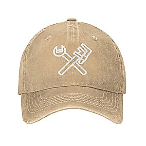 fwoeqiz Plumbing-Tools Baseball Caps Distressed Washed Hat Adjustable Natural Dad Hats Unisex-Adult