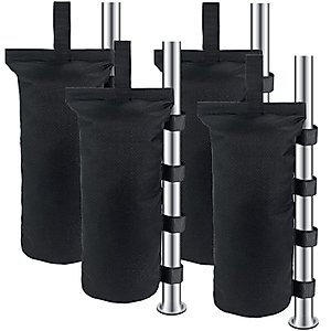 Jorohiker Canopy Weight Bags(120LBS) for Pop up Canopy Tent, Canopy Weights Sand Bags for Instant Outdoor Sun Shelter Canopy/Patio Umbrella,Set of 4