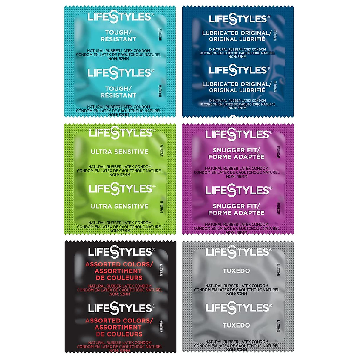 LifeStyles Condoms Variety Pack Condoms Lifestyles National Condom Day 12-Pack