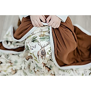 Pobi Baby Premium Baby Blanket, Soft Stretchy Quilt for Babies, Toddlers, Kids (Wildlife Animal)