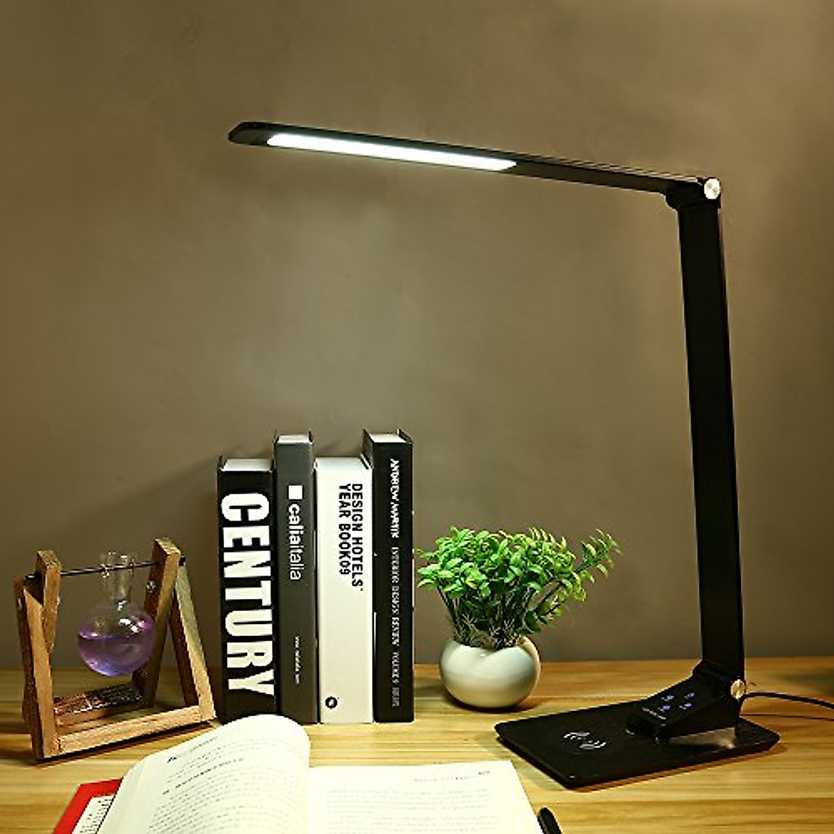 Desk Lamp Desk Light Study Lamp (Black)
