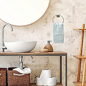 AuldHome Guest Towels (Set of 2, Green); Be Our Guest Monogrammed Hand Towels