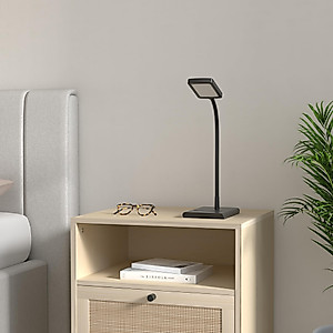 TROND Desk Lamp, Dimmable Eye-Caring Task Lamp, 3 Color Modes 7 Brightness Levels Table Lamp, Flexible Gooseneck Lamp, Desk Light for Home Office Bedroom Kitchen Nightstand Reading, 6000K, 10W, Black