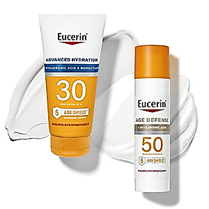 Eucerin Sun SPF 30 Body Lotion + SPF 50 Face Lotion Multipack (5 oz. body + 2.5 oz. face)