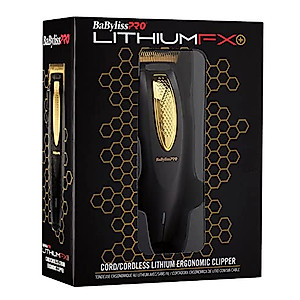 BaBylissPRO LithiumFX+ Cord/Cordless Lithium Ergonomic Clipper, 1 ct.