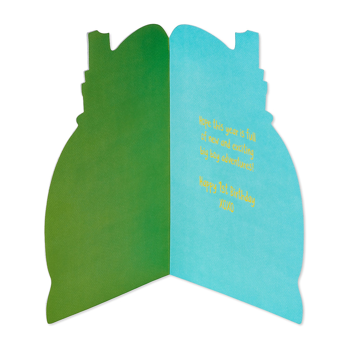 American Greetings 1st Birthday Card for Boy (Dinosaur)