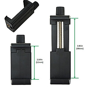 SIOTI Jaws Flex Clamp Mount with Adjustable Goose Neck and Cellphone Tripod Adapter Mount Compatible with GoPro Hero 11, 10, 9, 8, 7, 6, 5, 4, Session,Hero Cameras and DJI Osmo Action Cameras