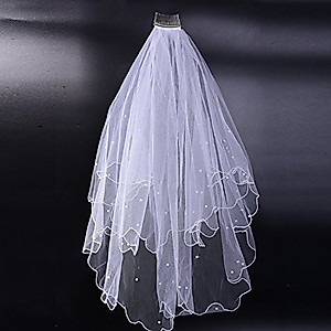 5 Pieces Hair Combs for Women Accessories Metal Bridal Hair Comb 20 Teeth Wedding Veil Comb Decorative for Women Fine Hair(White K)