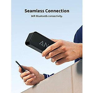 Anker Bluetooth Speakers, Soundcore Bluetooth Speaker with Loud Stereo Sound, 24-Hour Playtime, 66 ft Bluetooth Range, Built-in Mic. Perfect Portable Wireless Speaker for iPhone, Samsung (Renewed)