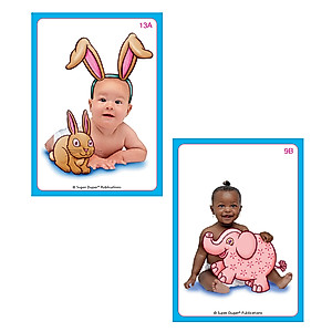 Super Duper Publications | Busy Babies Describing Fun Deck Flash Cards | Educational Learning Resource for Children