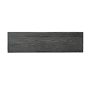 Christopher Knight Home Ozias Indoor Lightweight Concrete Dining Bench, Natural Grey / Black