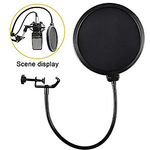 Earamble Studio Microphone Pop Filter Round Shape Mic Wind Mask Shield Screen