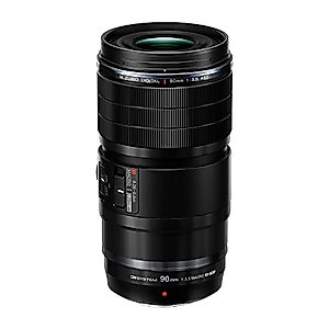 OM System M.Zuiko Digital ED 90mm F3.5 Macro is PRO for Micro Four Thirds System Camera, Weather Sealed Design, MF Clutch, Fluorine Coating, Compatible with Teleconverter