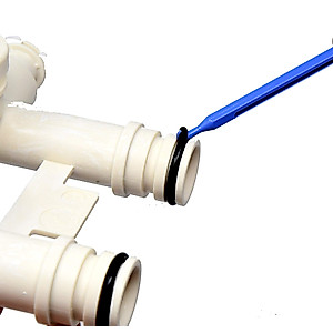 Water Softener O-Ring Seal Kit, 4 pcs (7337571, 7170288, STD302213, WS03X10025) w/Clip 1 pcs (7337563, WS60X10004, 1205500, 7116713, 1205500, 7116713) Compatible with Kenmore, GE, EcoPure, Sears