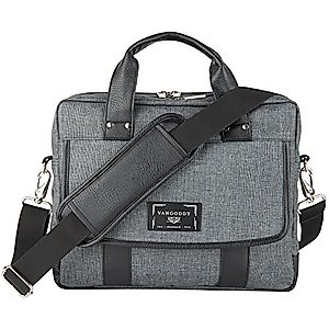 Laptop Messenger Shoulder Bag for Surface Pro 9 8 13", Pro X 13", Laptop 4, 3 13.5", Go 2 12.5"
