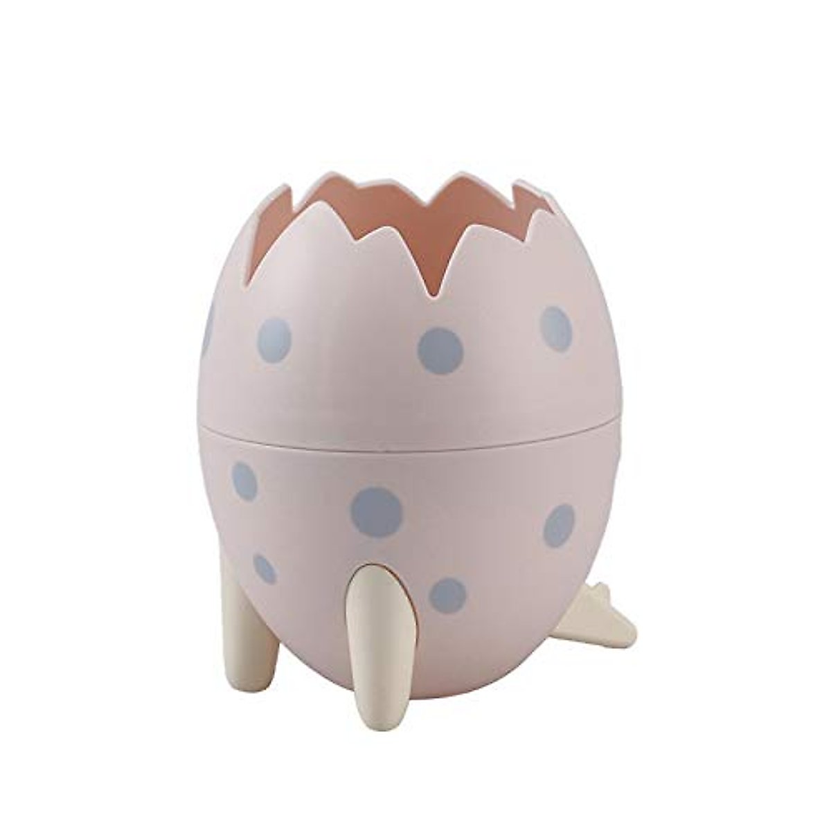 Arinda Trash Can Dinosaur Egg Desktop Storage Bucket Clamshell Large Capacity Multifunctional Compact Sorting Trash