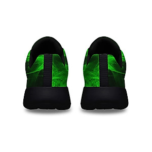 Marijuana Leaf Shoes Mens Womens Pot Leaf 420 Weed Running Sneakers Cannabis Leaf Walking Tennis Shoes Black Size 9