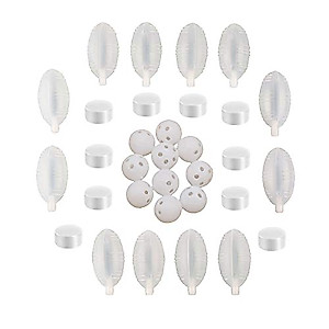 30pcs Rattle Box Repair Toy-Squeakers, Rattle Balls, Rattles Boxes Mixed for Sewing in Noise Maker Insert Pet Baby Toys