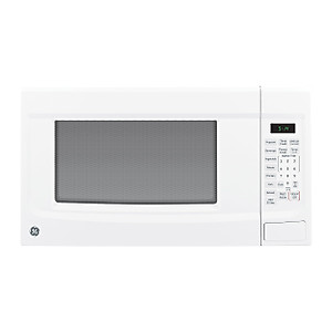 GE GCST14S1WWW Microwave Oven,1,100-watt 7 Auto Cooking Settings, Kitchen Essentials for The Countertop, Dorm Room or Apartment, Child-Lock Technology 1.4 Cu. Ft, White