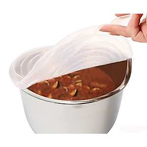 Silicone Sealing Ring Gaskets (2) + Silicone Inner Pot Lid Cover (1) Accessories Compatible with 5/6 Qt Instant Pot and Other Pressure Cookers (5/6QUART)