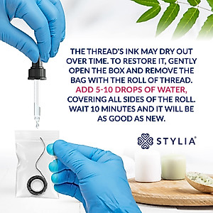 Microblading Supplies Pre-Inked Eyebrow Mapping String – 15 Meters - Ultra-Thin, Mess-Free Thread, Create a Crisp, Spot-on Brow Map Every Time – Hypoallergenic, Cosmetic Grade For Permanent Makeup