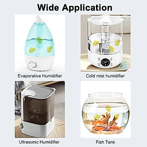 puxyblue 9-Pack Humidifier Tank Cleaner Yellow Small Submarine, Fit for Most Humidifiers and Fish Tanks, Purifies Water, Prevents Hard Water Build Up, Eliminates White Dust and Odours