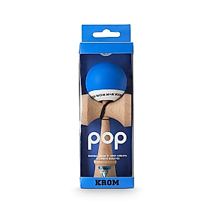KROM Kendama POP Dark Blue – Smooth Texture and Flawless Balance – Enhanced Cognitive Skills – Improved Balance, Reflexes, and Creativity – Kendama Pro Model for Beginners and Experts