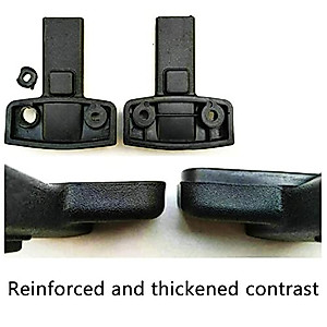 JIANGSHUANG Rotating Adjustable Office Chair Headrest, Suitable for Ergonomic Neck Raise Back Support, Office Chair Neck Headrest Protection,Black,2.2cm