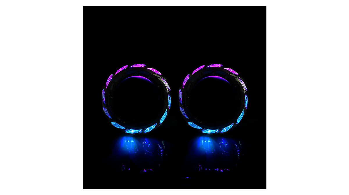 Gzminjie LED RGBW Projector Shrouds for Bi Lens