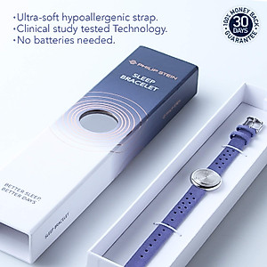 Philip Stein Nano Sleep Bracelet w/Natural Frequency Technology; Effective Sleep Aid for Adults; Wake Up Feeling More Rested
