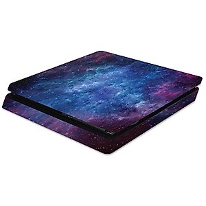 MightySkins Skin Compatible with Sony PS4 Slim Console - Nebula | Protective, Durable, and Unique Vinyl Decal wrap Cover | Easy to Apply, Remove, and Change Styles | Made in The USA