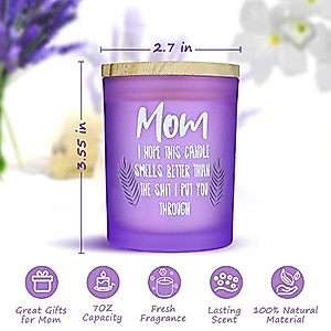 Gifts for Mom, HOTIOGA Mom Gifts from Daughter and Son Funny Scented Candles Mother Presents for Christmas Mothers Day Birthday Thanksgiving