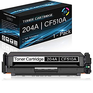 1 Pack 204A | CF510A (Black) Compatible High Yield Toner Cartridge Replacement for HP Laser Jet M154a M154nw M180n M181fw M181fdw M180nw Printers,Sold by Thurink.