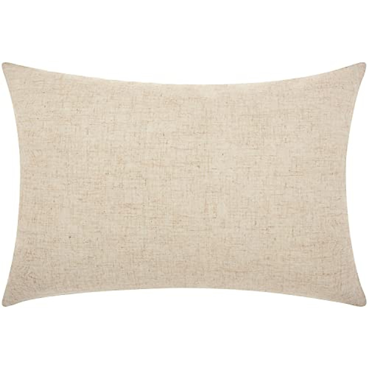 Mina Victory Home For The Holiday Amour Holiday Natural 12"X18" Throw Pillow