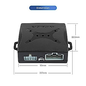 EASYGUARD EC003N-V Car Security Alarm System PKE Passive keyless Entry Remote Engine Start Stop keyless go System DC12V